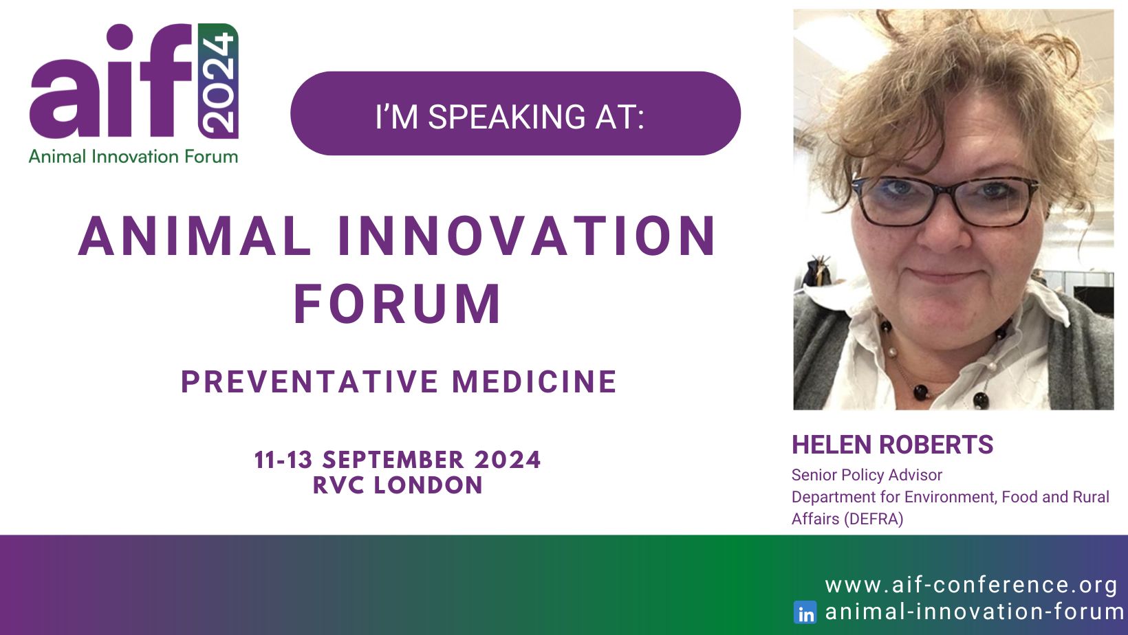 Speaker Announcement – AIF Conference